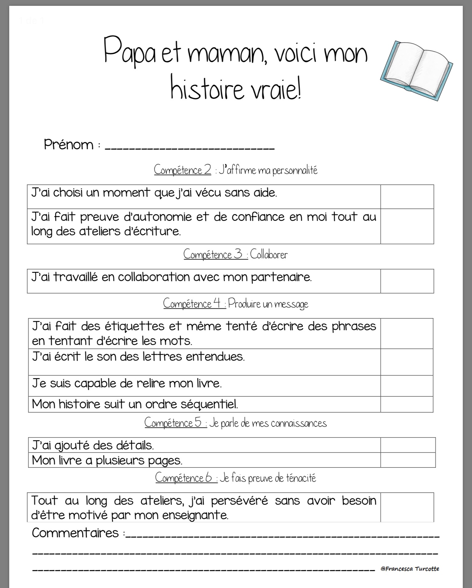 L’atelier d’écriture, les changements de pratique et le programme du ...